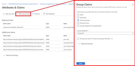 Entra Id Saml Attribute Mapping Orgchart