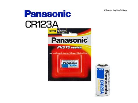 Panasonic Photo Power Cr123a Lithium 3v Battery Cameras Home