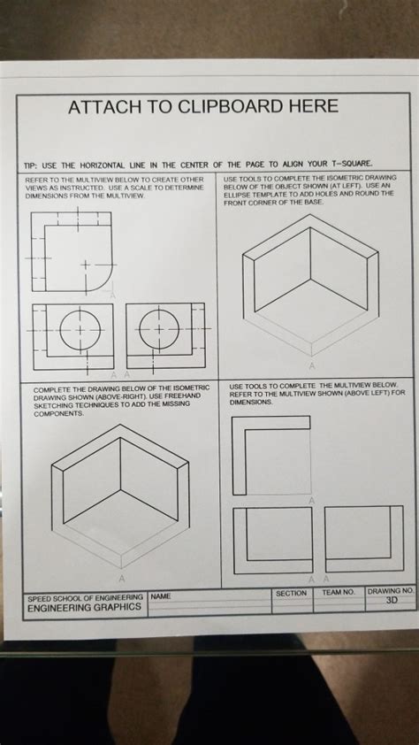 Solved Refer To The Multiview Below To Create Other Views As