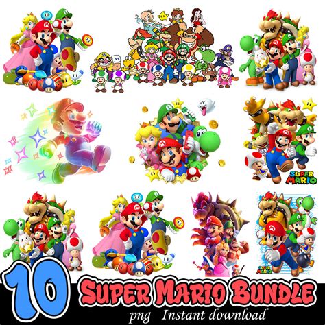Mario Characters Clipart 3981553 Clipart Library