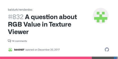 A Question About Rgb Value In Texture Viewer · Issue 832 · Baldurk