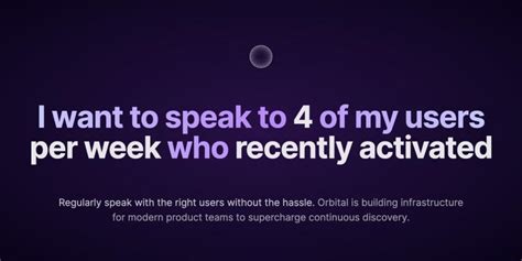 Raphael Weiner On Linkedin Orbital — Make Better Faster Product Decisions With Easy Access To