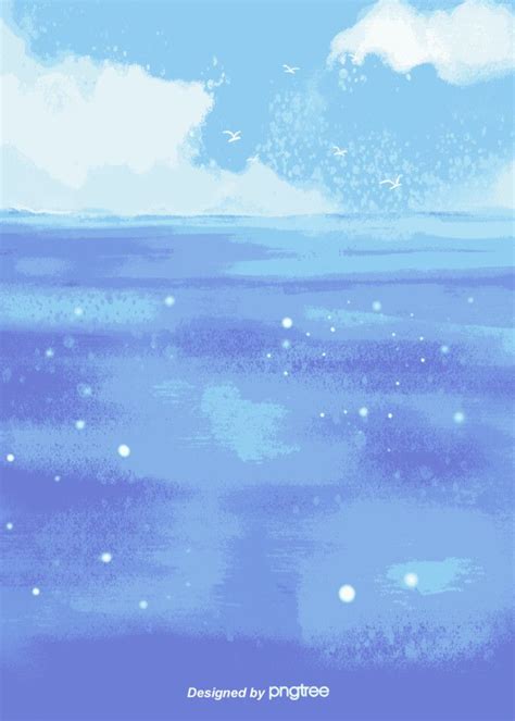 여름에 바다 물 리플의 배경