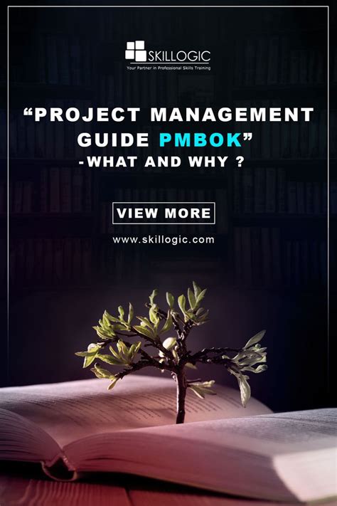 Project Management Guide PMBOK What And Why Pmbok Project Management Books Project