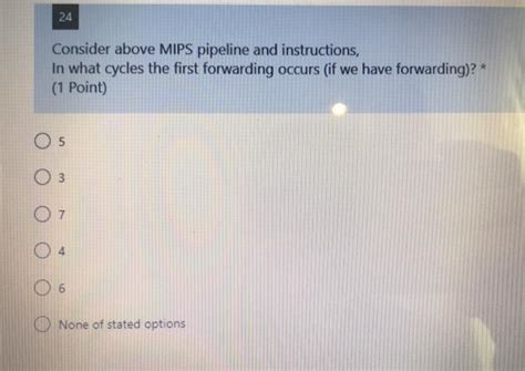 Solved Consider The Following Instructions And Multi Cycle