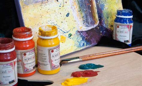 Как пользоваться акриловыми красками для рисования техника рисования