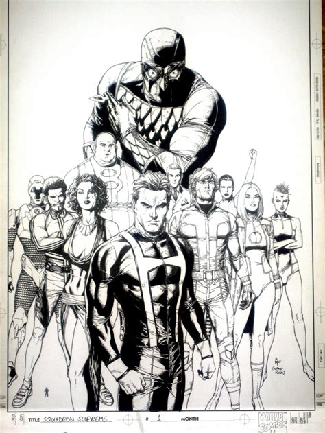 Squadron Supreme 1 By Gary Frank In Lou Habermans Supreme Power Covers And More Gary Frank Comic