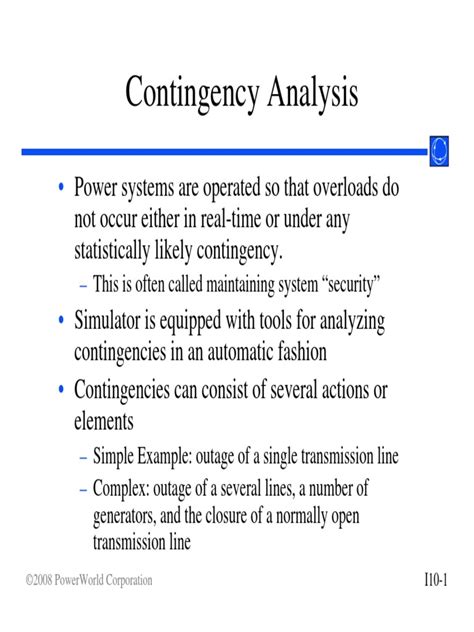 Powerworld Contingency Analysis Pdf Electrical Engineering Electromagnetism