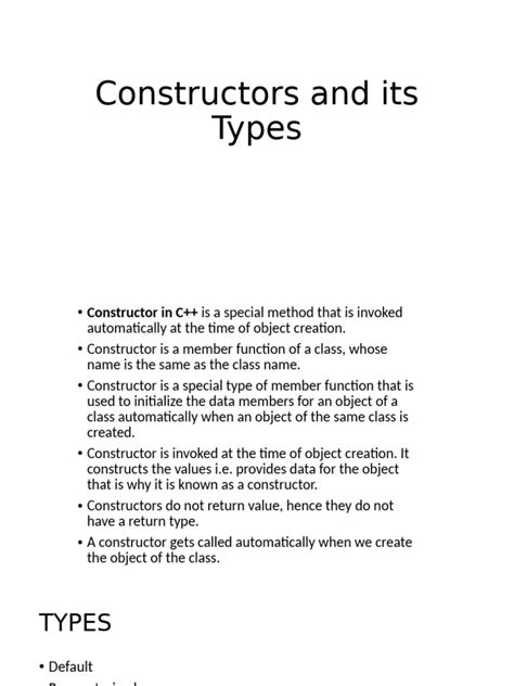 constructors pdf