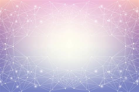 연결 된 선과 점으로 기하학적 추상적인 배경입니다 구조 분자 및 통신 디자인에 대 한 과학적인 개념 의료 기술 과학 배경입니다 벡터 일러스트입니다 0명에 대한 스톡 벡터