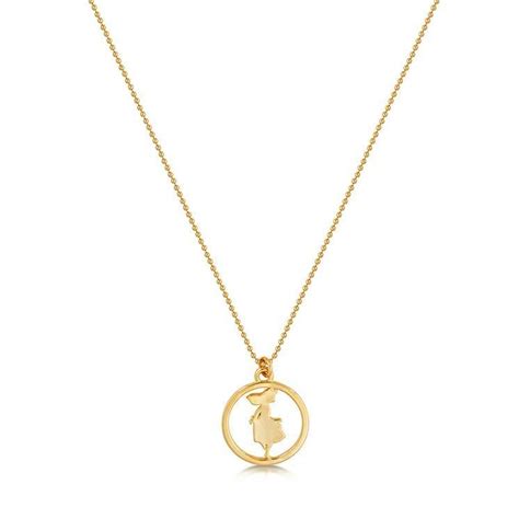 Alice Signature Alice Necklace Gold Plated Jewellery Couture Kingdom Disney