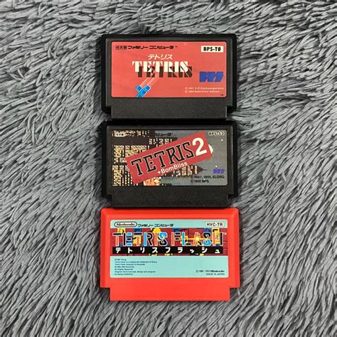 ตลับแท้เครื่อง Famicom เกมส์ Tetris2~tetris Flash ตลับเปิดติดง่ายเล่นได้ปกติ Shopee Thailand