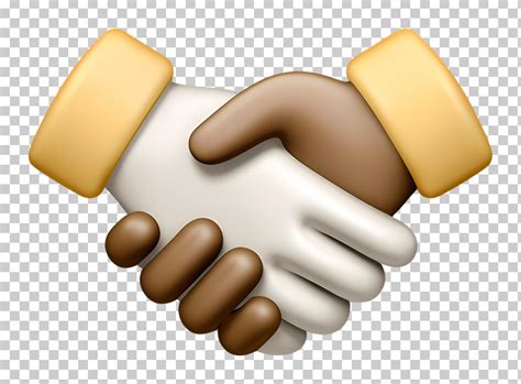 Handshake Diverse Handshake Emoji Png Clipart Agreement Business