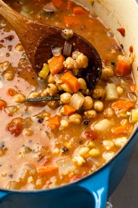 Garbanzo Bean Soup Dairy Free Vegan Simply Whisked
