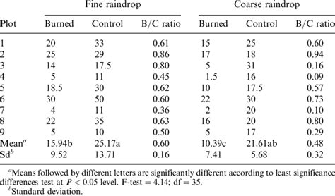 Wetting Front Cm For Individual Rainfall Experiments Under Different