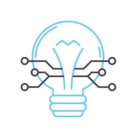 Fintech Industry Line Icon Outline Symbol Vector Illustration Concept Sign Stock Vector