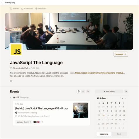 Meetup Javascript Monthly Meetup Testdriven Wolfram Kriesing