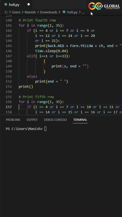 Holi Wishes In Code Holi Coding Programming Holiwish Youtube