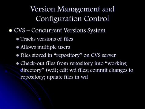 PPT Source Code Version Management And Configuration Control PowerPoint Presentation ID