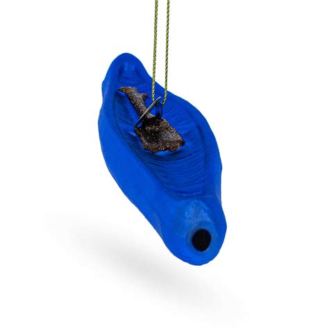 Buy Blue Canoe Blown Glass Christmas Ornament Bestpysanky