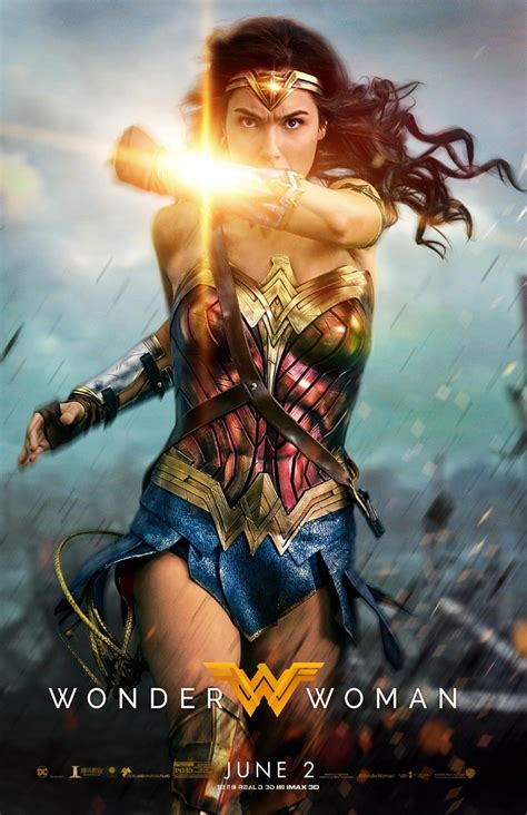 Gal Gadot In Wonder Woman 2017 Posters And Movie Stills