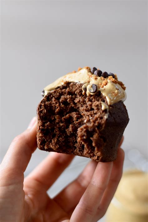 Fluffiest Chocolate Muffins With Dalgona Frosting V Gf — This