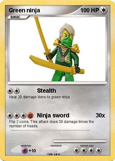 Pokémon Green Ninja 204 204 Stealth My Pokemon Card