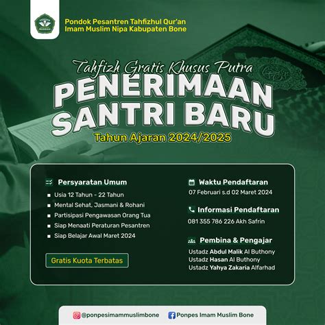 Ponpes Imam Muslim Bone Bone