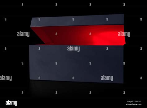 Camera Flash In Box On Black Background Stock Photo Alamy