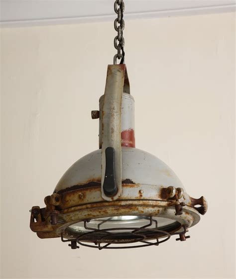 Vintage Industrial Pendant Light C 1950 For Sale At 1stdibs