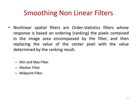 Smoothing In Digital Image Processing Pptx Photo Editing Software