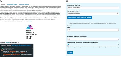 Rrapp A Robust Randomization App For Clinical And Translational Research Journal Of Clinical
