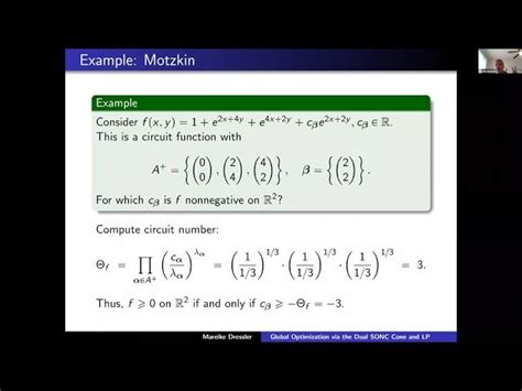 Free Video Global Optimization Via The Dual Sonc Cone And Linear