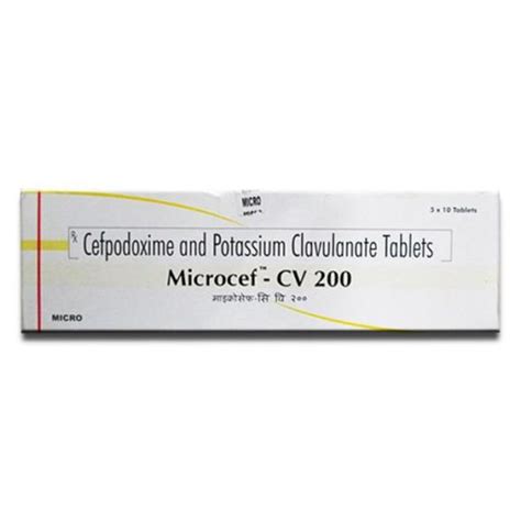 Microcef Cv 200 Tablet Micro Labs Fitbynet Com