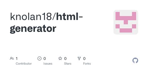 Github Knolan Html Generator