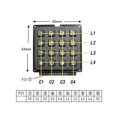 x Matrix Keypad Module โมดลปมกดเมตรก x TESR Shop