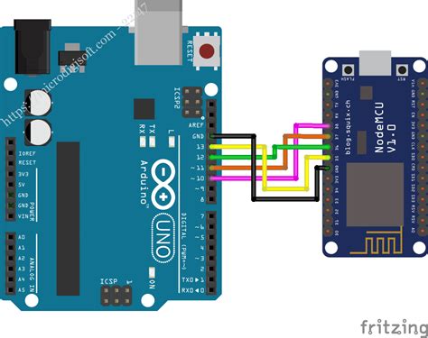 Esp8266 Nodemcu Spi Communication With Arduino Ide