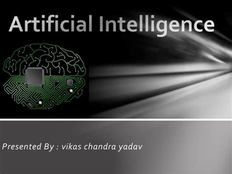 Domains Of Artificial Intelligence Pptx