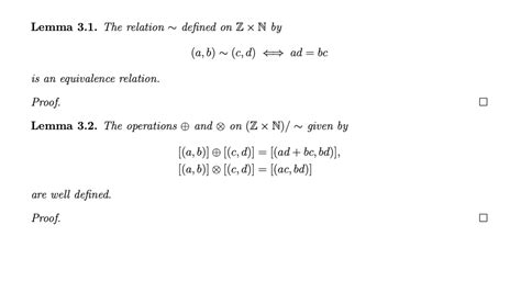 Solved Lemma 3 1 The Relation ∼ Defined On Z×n By