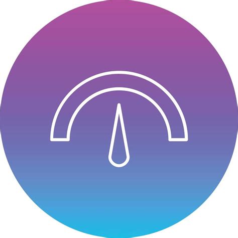Gauge Gradient Circle Line Inverted Icon 10586002 Vector Art At Vecteezy