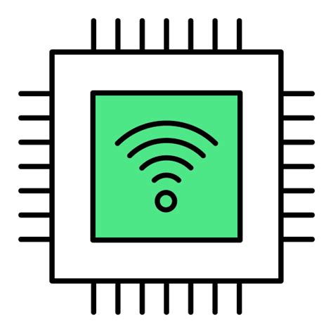 Processor Generic Fill Lineal Icon Processor Generic Fill Lineal Icon