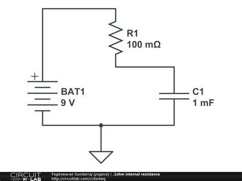 Batteries The Voltage Of Capacitor Across Battery Never Reaches Battery Voltage Electrical
