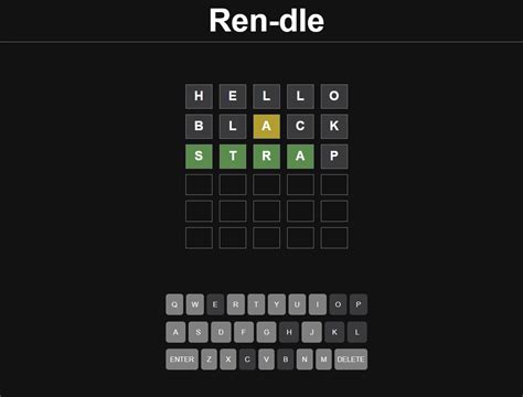 GitHub RenSormani Wordle Clone