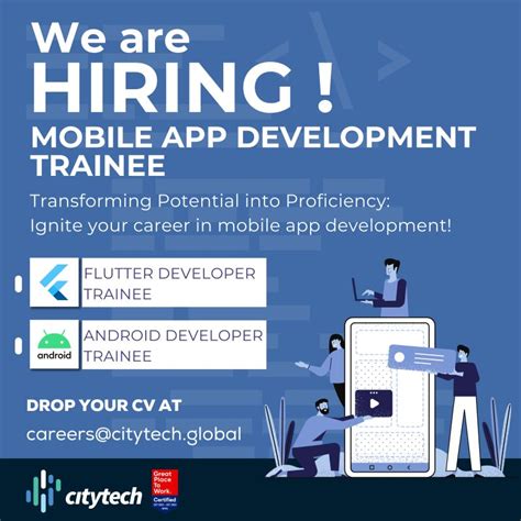 Citytech On Linkedin Hiring Mobileapplicationdevelopment Flutter