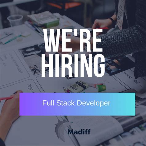 🚀 Were Hiring Full Stack Developer Net And React 🚀 Madiff