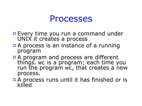 Ppt 5 Unix Processes Powerpoint Presentation Free Download Id5380054