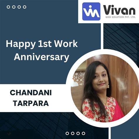 Vivan Web Solution Pvt Ltd On Linkedin Workanniversary Work Anniversary Working Success