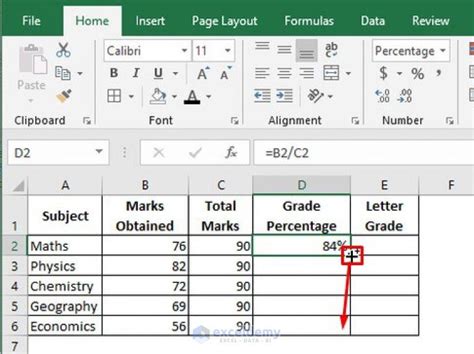How To Calculate Grade Percentage In Excel 3 Easy Ways Exceldemy