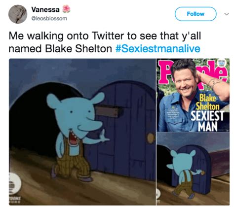 People Brutally Roast Blake Shelton After He Was Named Sexiest Man Alive