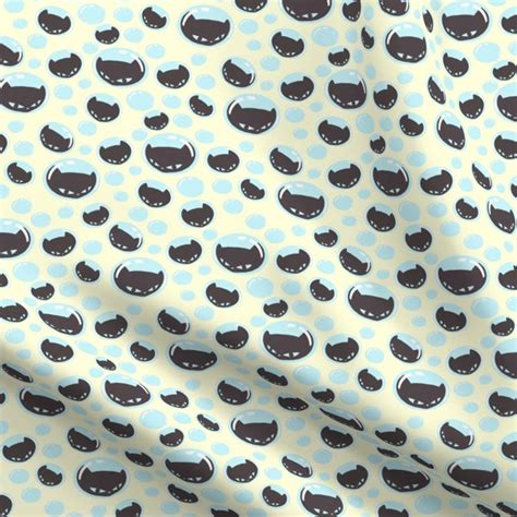Little Kitty Bubbles Fabric Love Kitty Pink